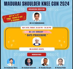 Conference Schedule – Madurai Shoulder Knee Conference